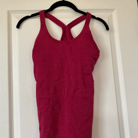 lululemon athletica | Tops | Ebb To Street Lululemon Top In Red | Poshmark